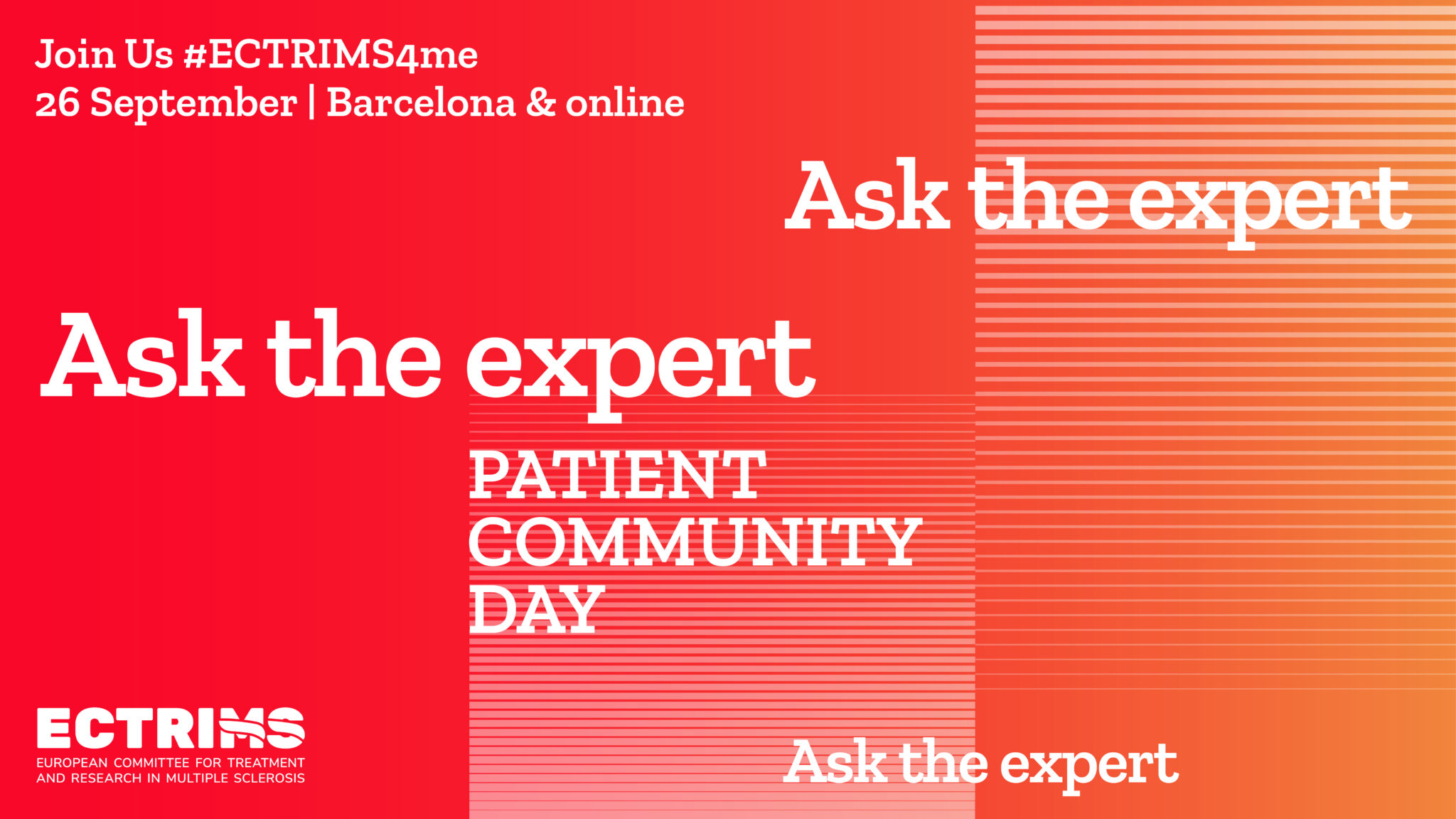 Socialise and Share | ECTRIMS Patient Day